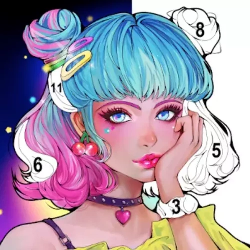 Sweet Coloring - Play Online Free Games | Enjoy4fun