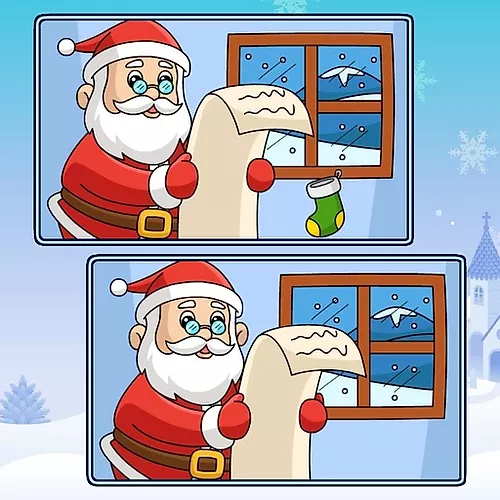 Christmas Spot Difference - Play Online Free Games | Enjoy4fun