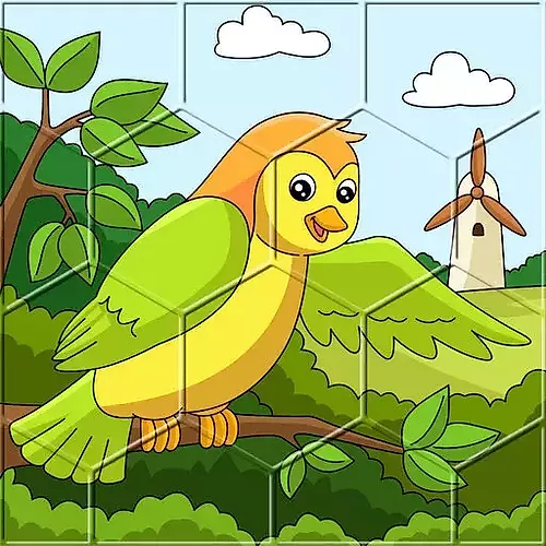 Birds Hex Jigsaw - Free Online Games on Enjoy4fun | Play Now!