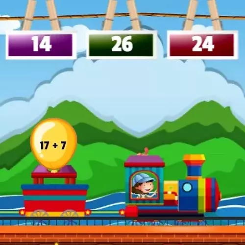 Math Train Addition - Free Online Games on Enjoy4fun | Play Now!